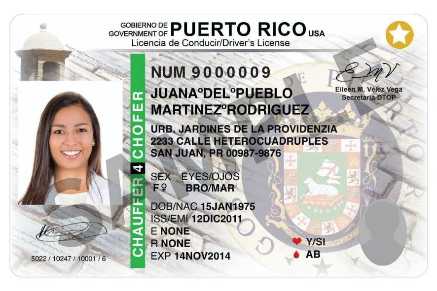 DTOP Con Nuevo Formato En Las Licencias De Conducir - Datiao Puerto Rico